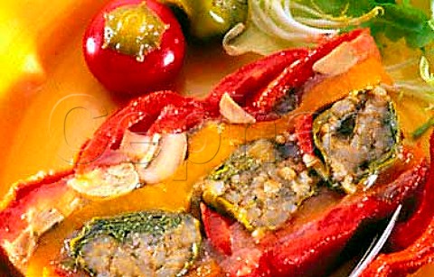 Cephas Picture Library - Asset Details 1064434- Layered vegetable terrine.