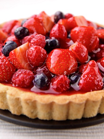 Cephas Picture Library - Asset Details 1216052- Summer fruit flan.