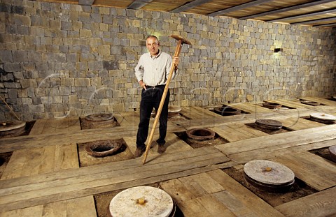 Cephas Picture Library - Asset Details 1230563- Josko Gravner in his amphora cellar. Oslavi